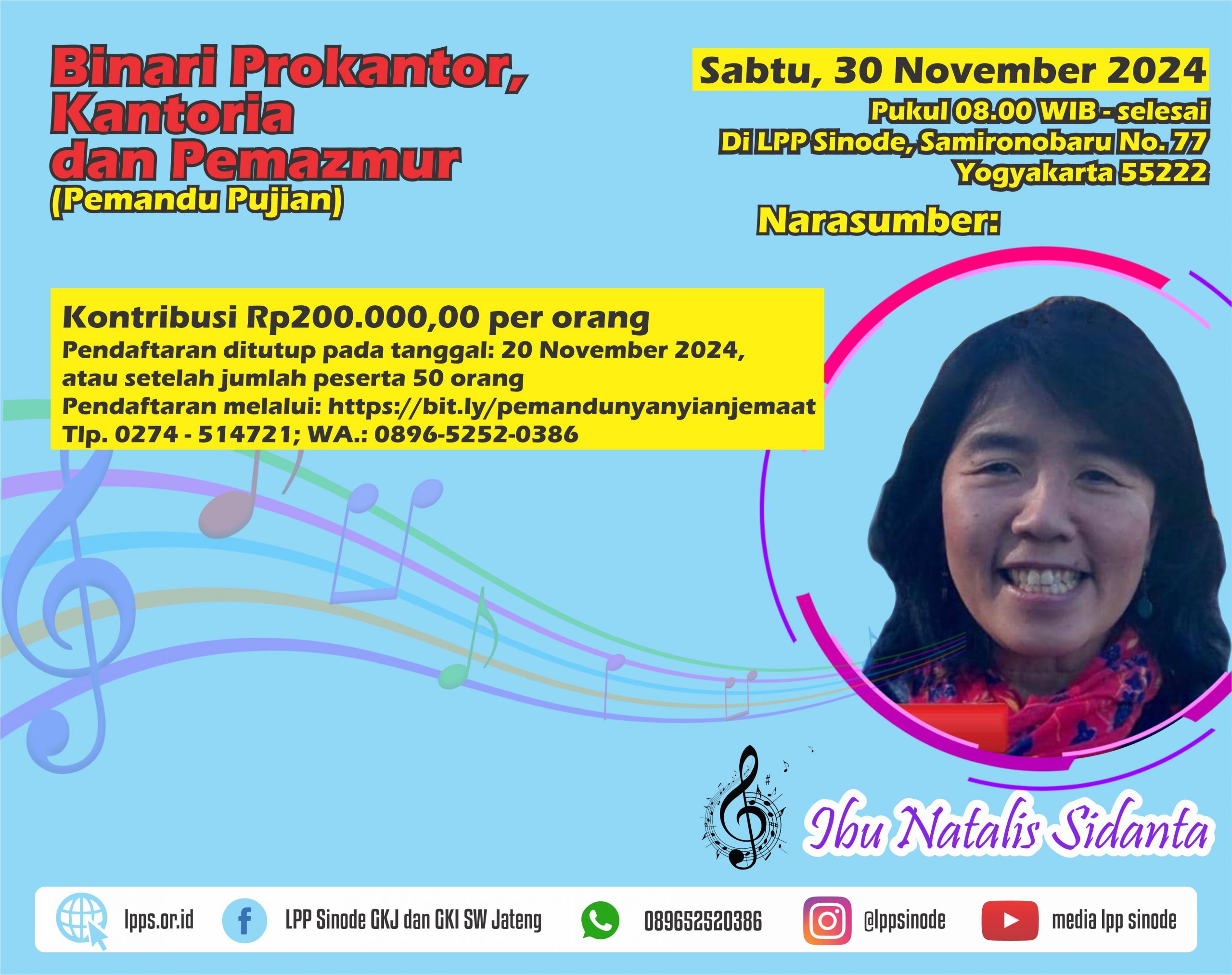 Binari Prokantor, Kantoria, dan Pemazmur (Pemandu Nyanyian Jemaat) | LPPS